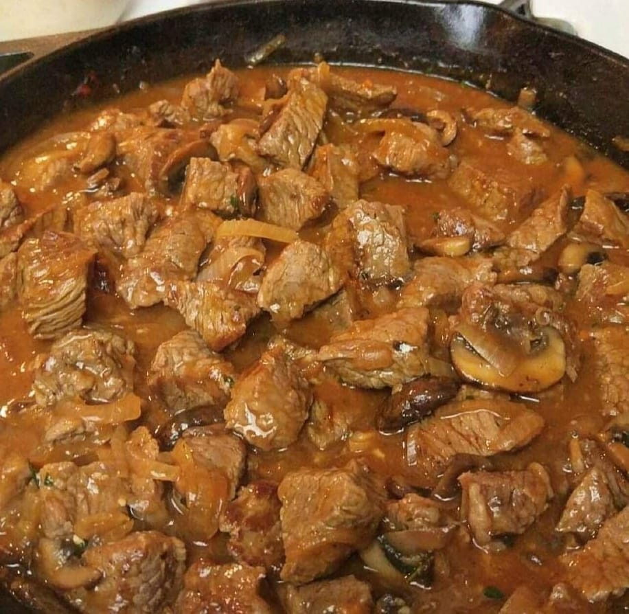 tender beef tips with mushroom sauce – iadun