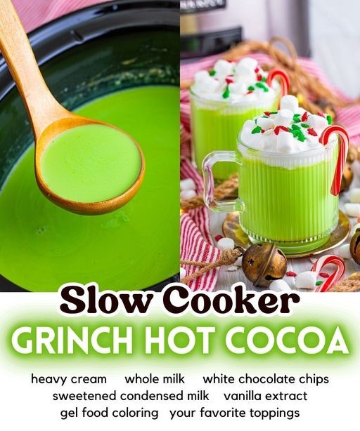SLOW COOKER GRINCH HOT CHOCOLATE – iadun