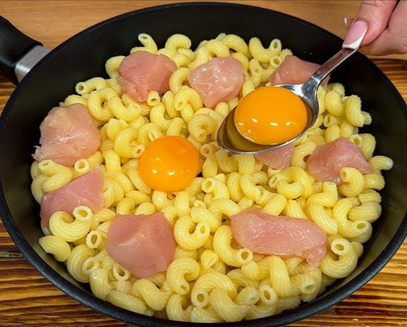 Italian Chicken Pasta with Eggs – iadun